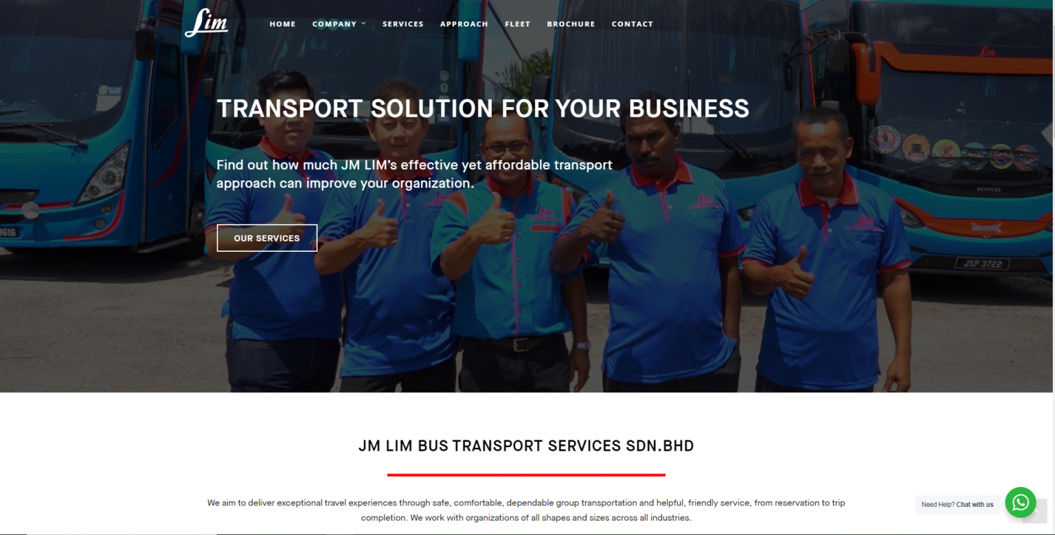 JM Lim Bus Transport Services | Mountain Digital